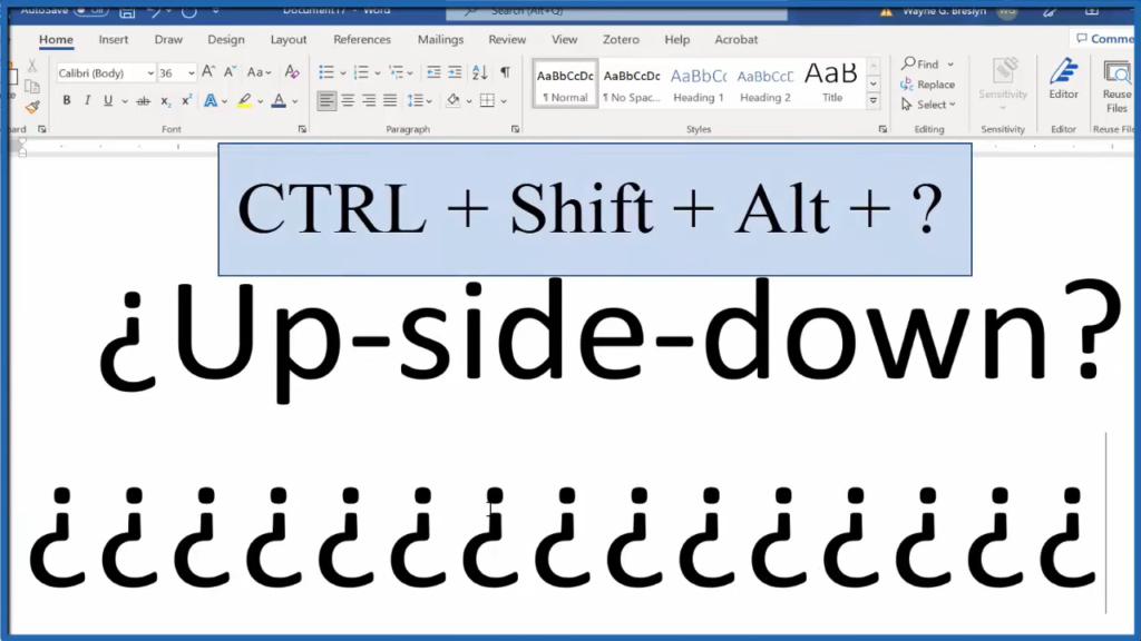 Upside Down Question Mark - Origin, History & Meaning