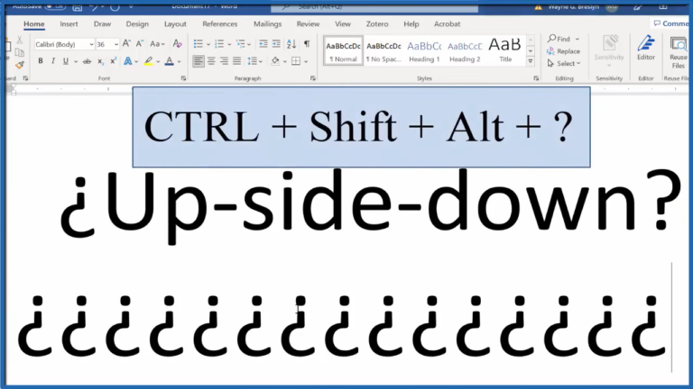 Upside Down Question Mark - Origin, History & Meaning