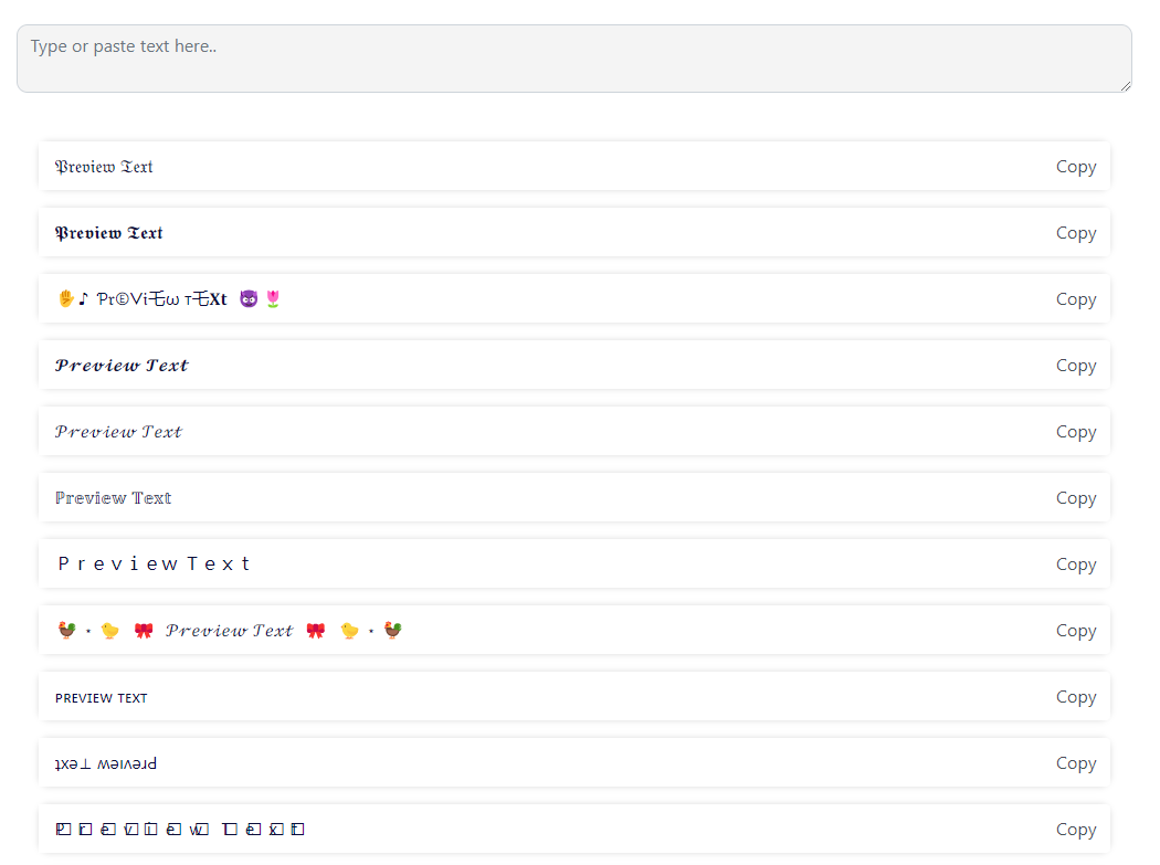Stylish Text Generator - Stylish Text Converter 𝓢𝓽𝔂𝓵𝓲𝓼𝓱 𝓕𝓸𝓷𝓽𝓼 - StyloText