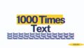 1000 Times Text Generator - Copy & Paste - StyloText