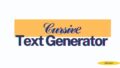 Cursive Text Generator - [𝓒𝓸𝓹𝔂 𝓪𝓷𝓭 𝓟𝓪𝓼𝓽𝓮]
