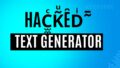 Hacked Text Generator - C̵o̶r̶r̴u̶p̶t̸e̴d̸ - StyloText